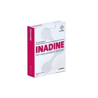 Inadine® PVP-I, Non-Adherent Dressing, 5cm x 5cm (Box 25 pcs) – Safe ...