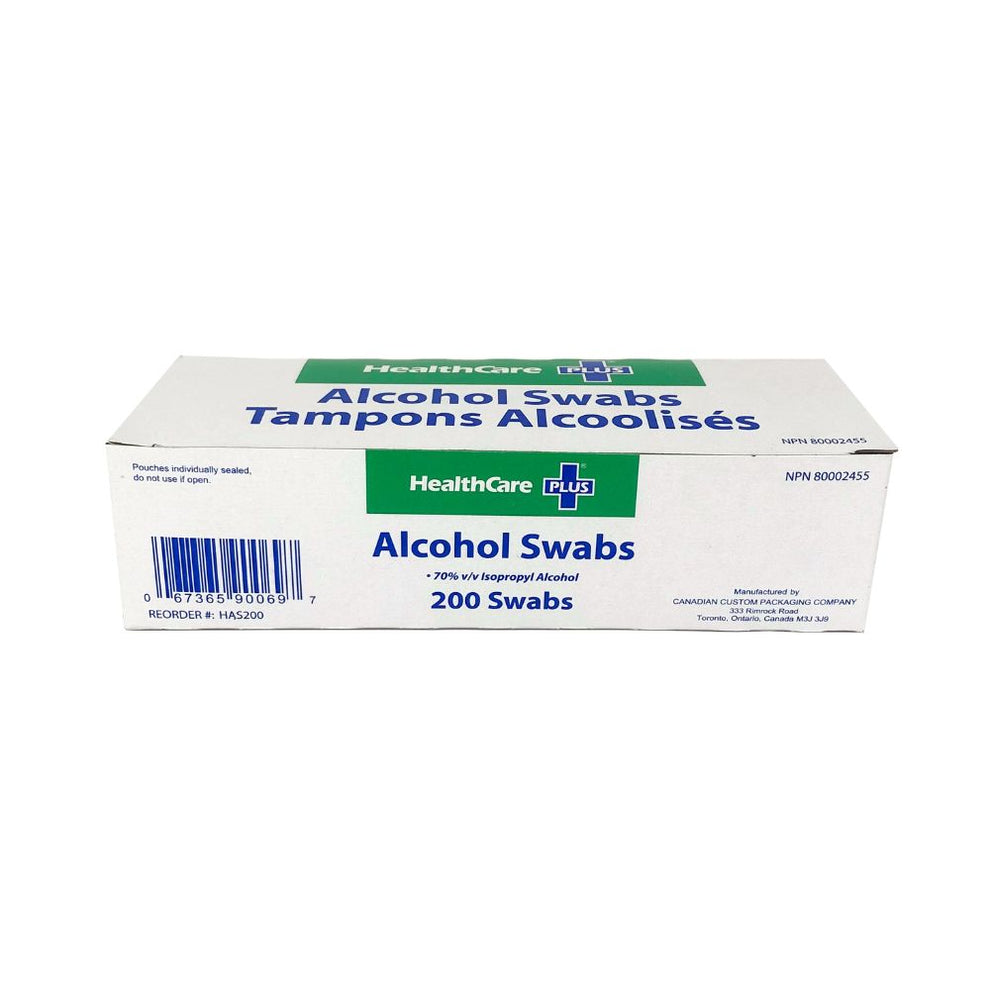 Healthcare Plus® Alcohol Prep Pads – Safe Care Store Canada