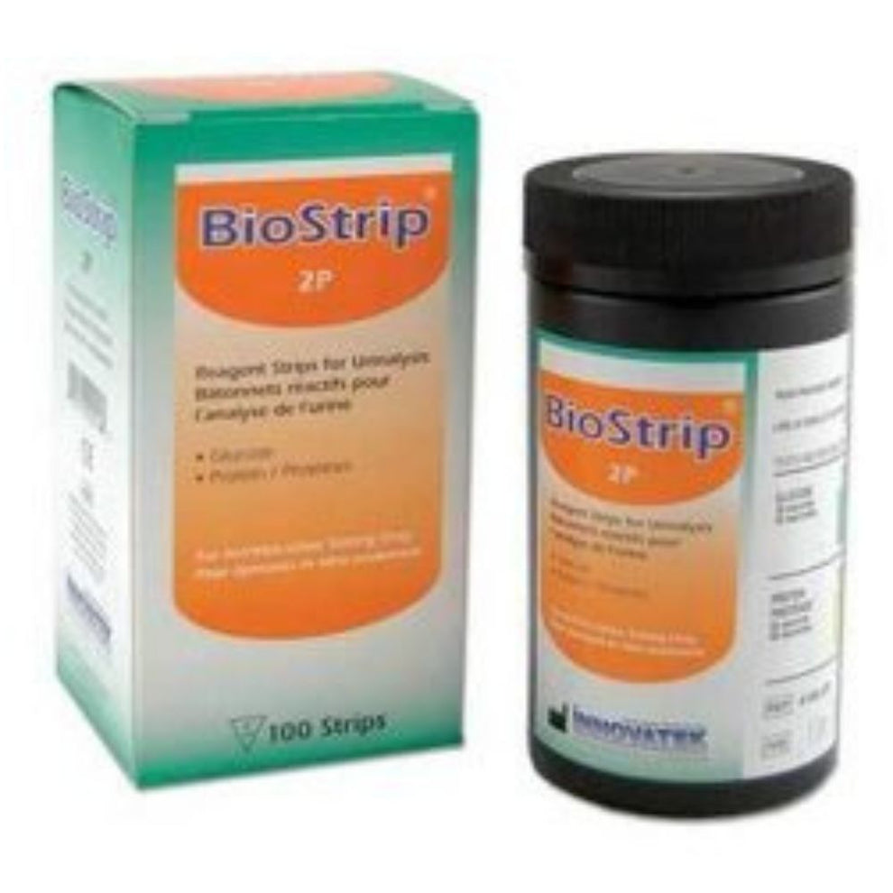BioStrip® 2P Urinalysis Reagent Strips – Safe Care Store Canada