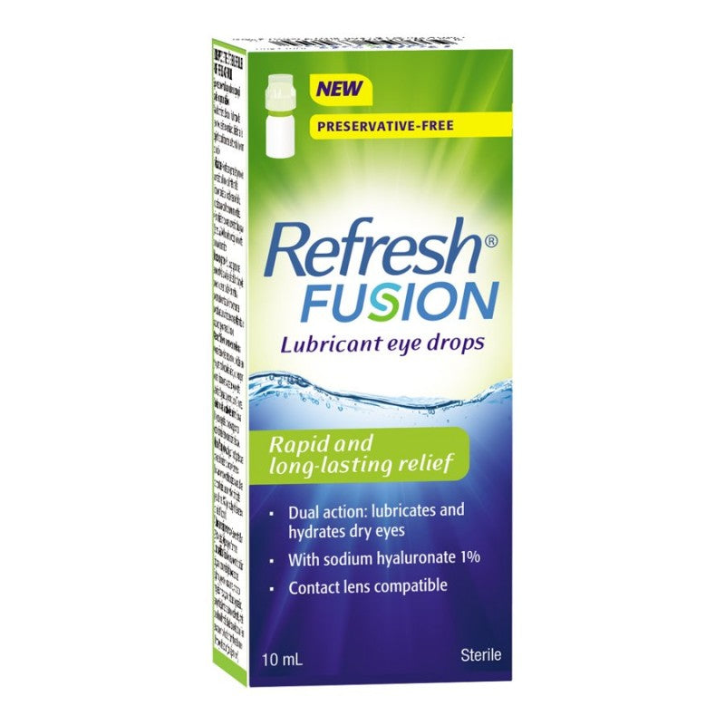 Refresh Fusion Lubricant Eye Drops - 10ml – Safe Care Store Canada