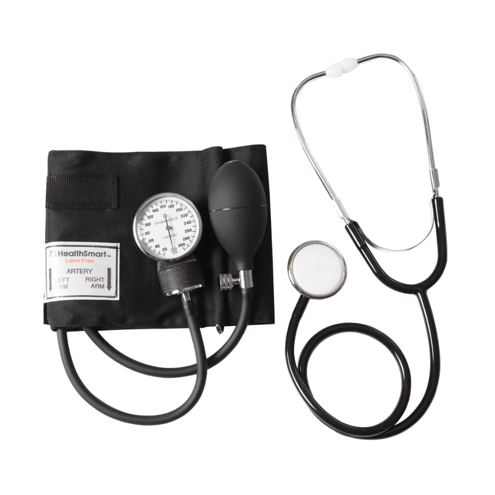 Manual Blood Pressure Unit & Stethoscope COMBO – Safe Care Store Canada