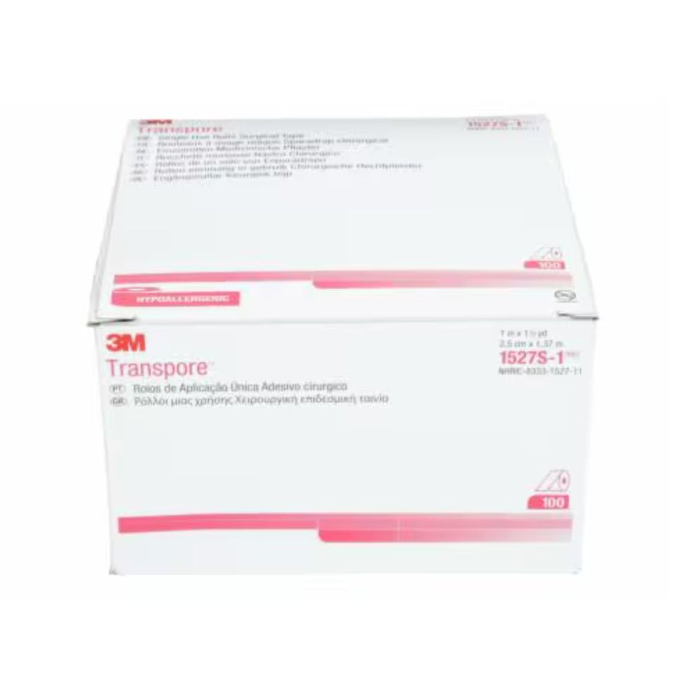 3M™ Transpore™ Plastic Surgical Tape, Single-Patient Use, 1" x 1.5 yds ...