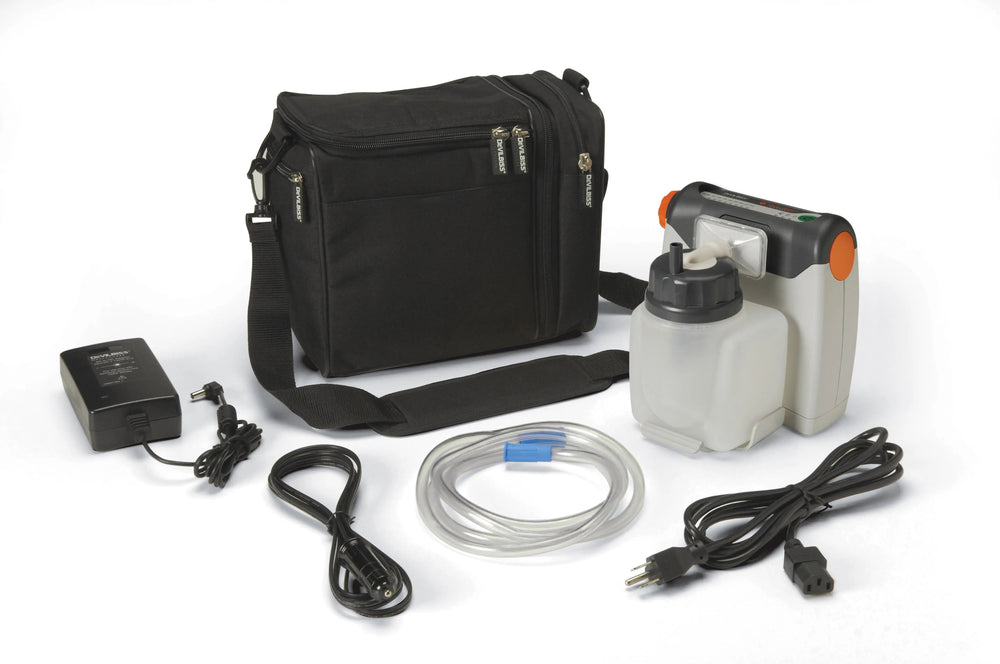 Vacu-Aide Compact Suction Unit with 725cc Reusable Bottle and Carrying ...