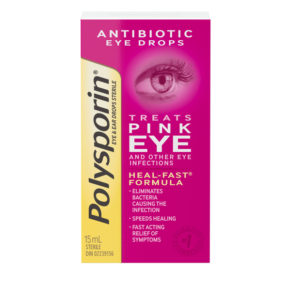 Polysporin: Pink Eye Antibiotic Drops – Safe Care Store Canada