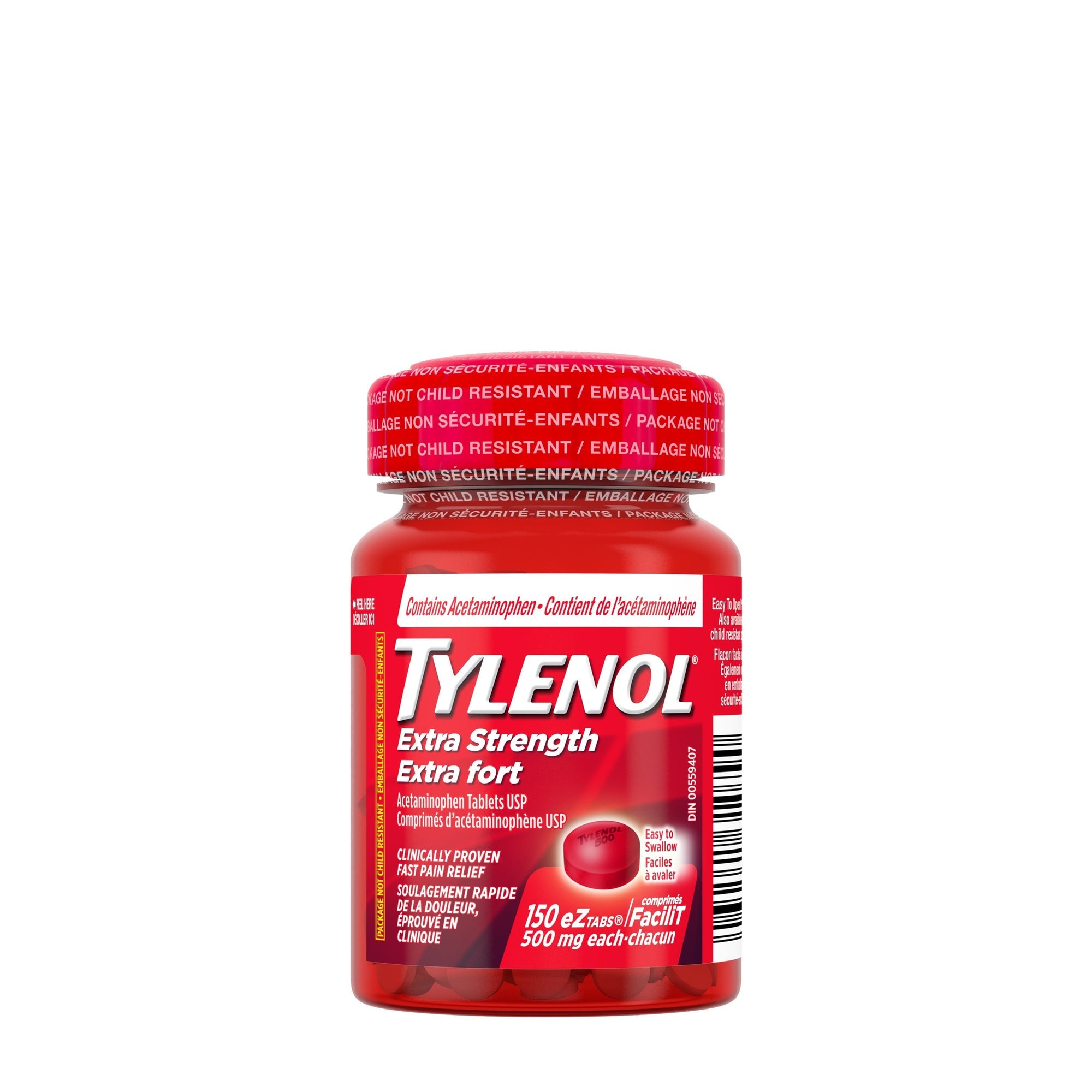 Tylenol: Extra Strength eZ-tabs – Safe Care Store Canada